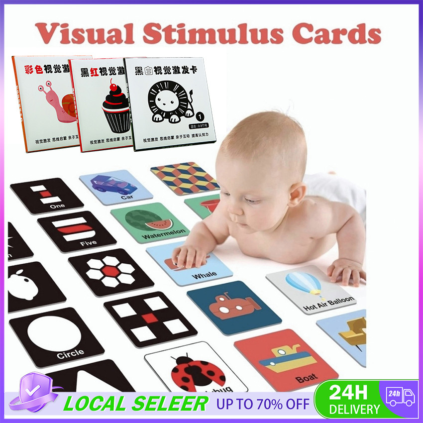 20pcs Montessori Baby Flash Card Baby Sensory Cards High Contrast ...