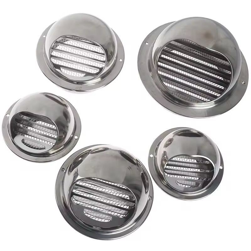 Stainless Steel Ducting Cap 4" 5" 6" 7" 8" High Quality Cooker Hood Air ...