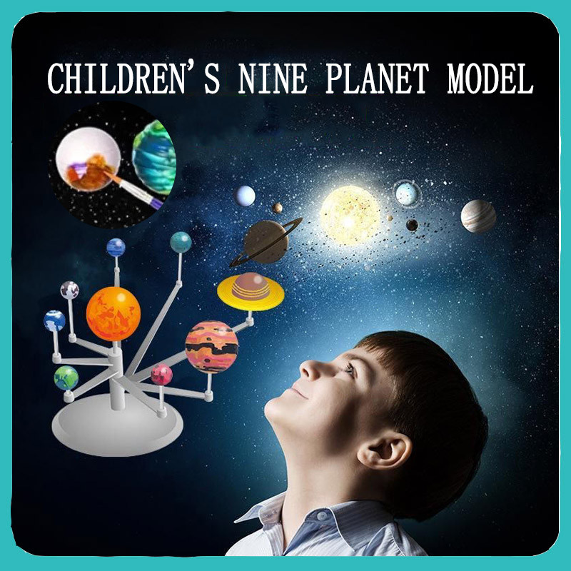 Solar System Planets DIY Educational Kit Kids Colouring Science Project ...