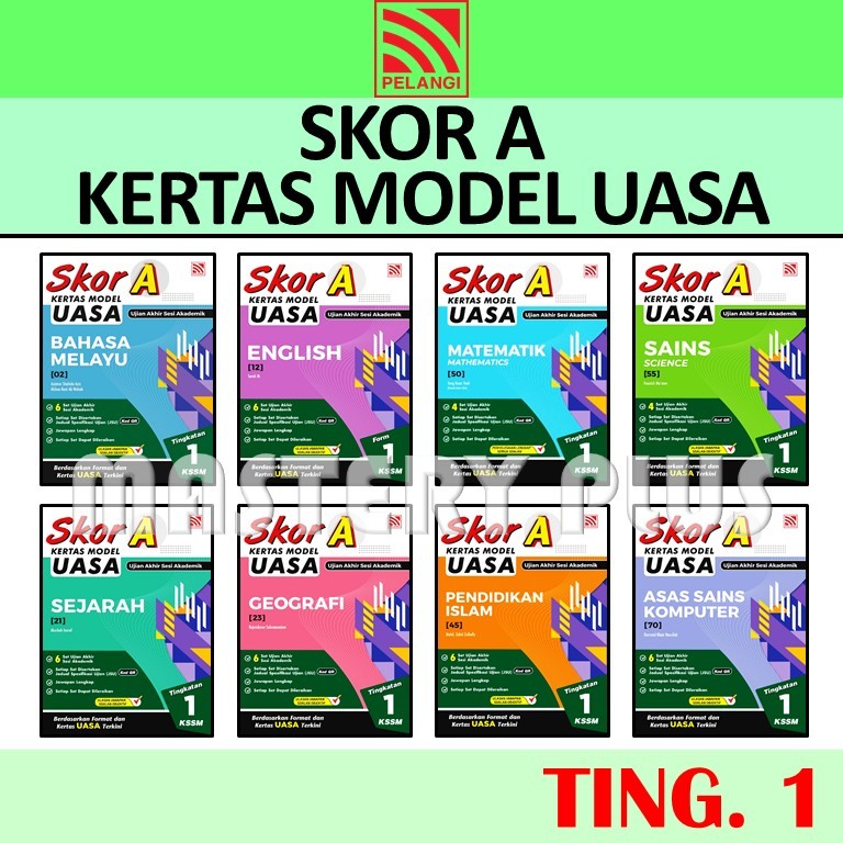 SKOR A KERTAS MODEL UASA TINGKATAN 1 KSSM 2025 - SAINS/ RBT/MATEMATIK ...