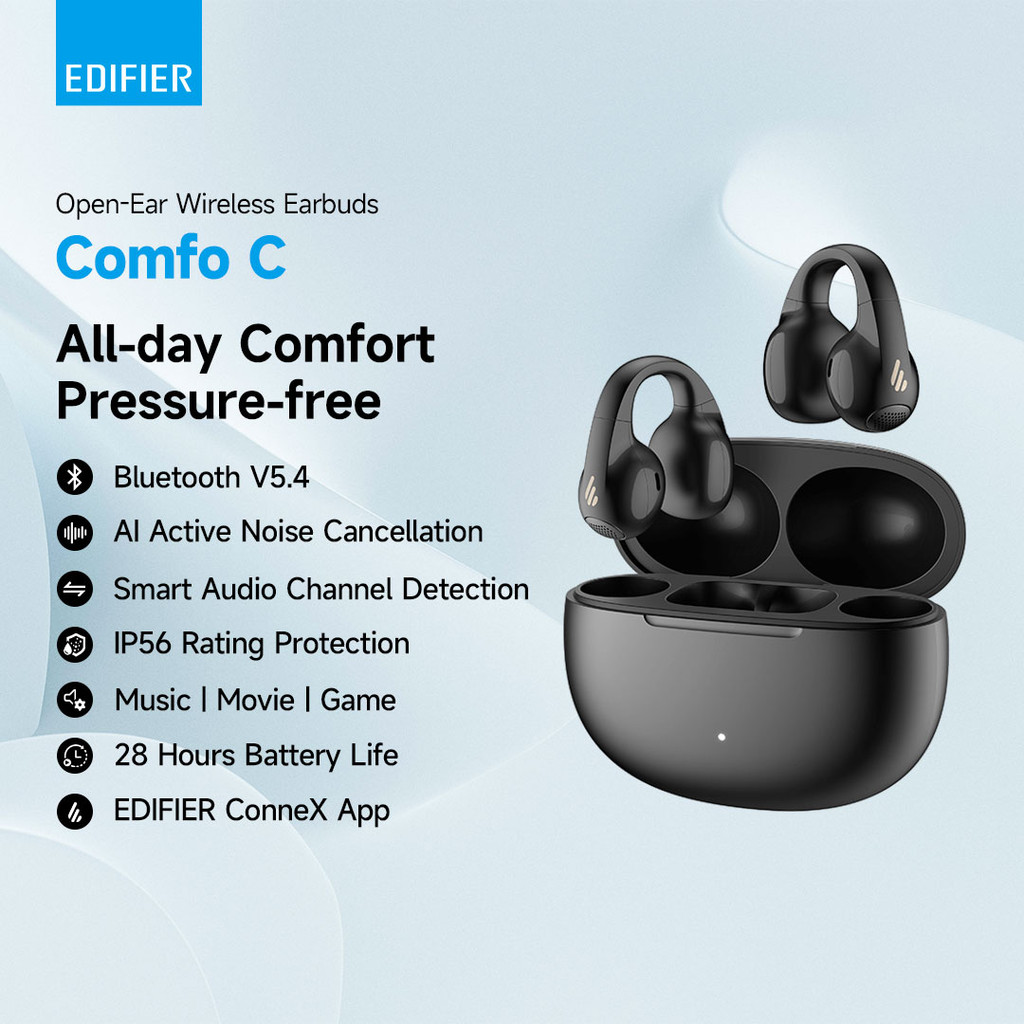 Edifier Comfo C Open-ear True Wireless Sport Earbuds - 2 Mics ENC | SBC ...