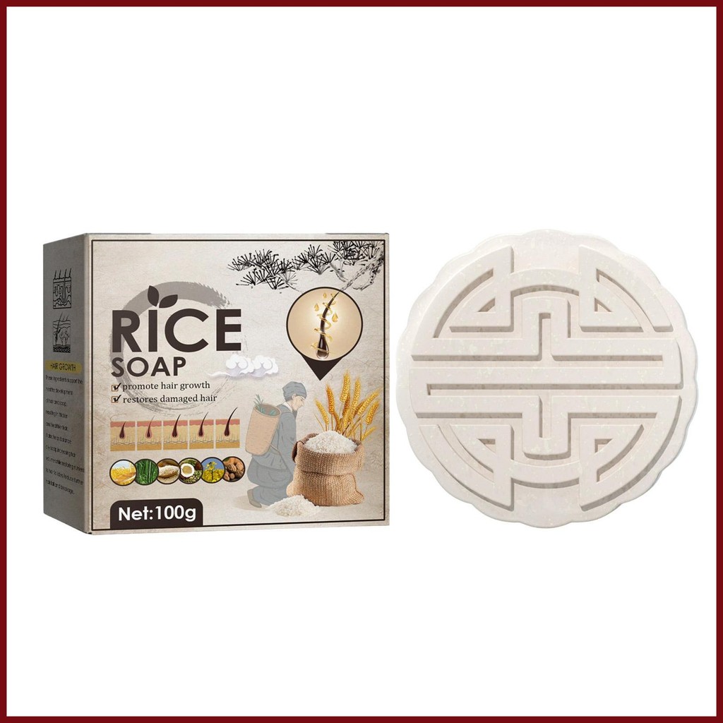 Rice Shampoo Bars For Hair Anti Hair Loss Rice Shampoo & Conditioner ...