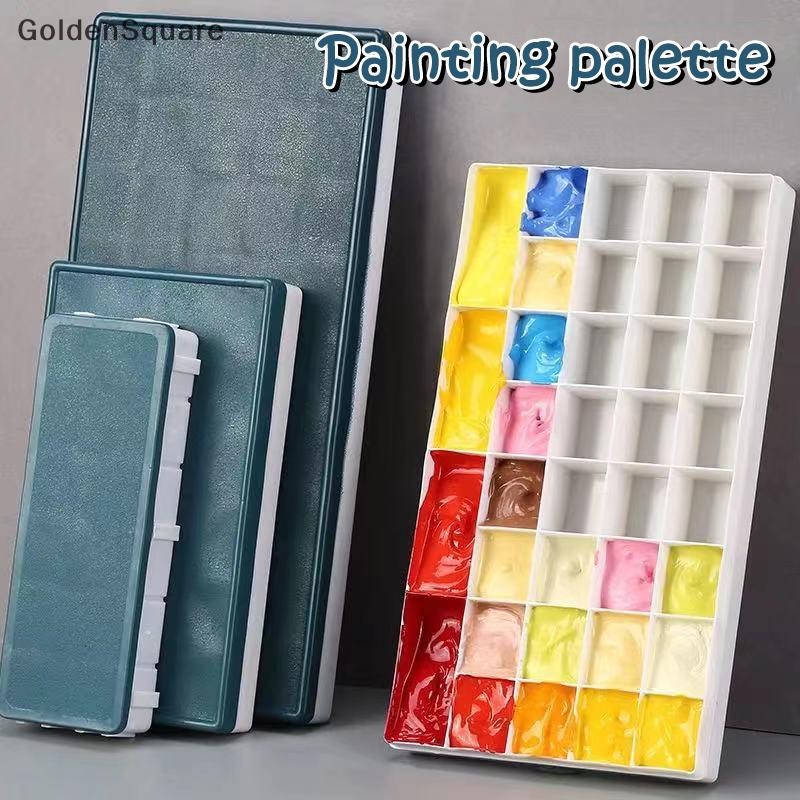 GG Compartments Plastic Paint Palette Paint Tray with Soft Lid Art ...