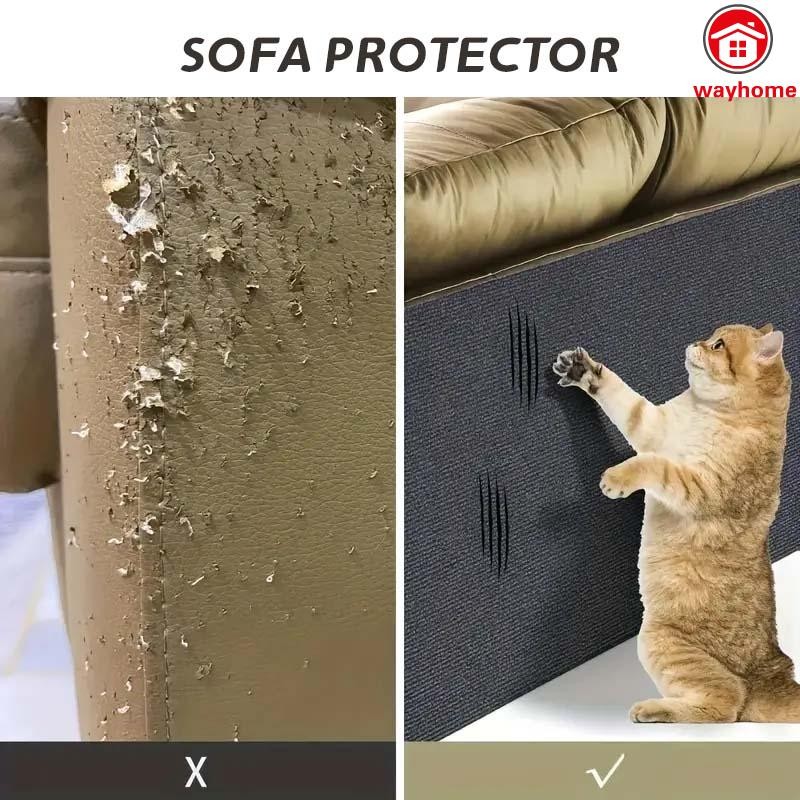 Trimmable Cat Scratching Mat Easy to Use DIY Cat Climbing Wall Corners ...