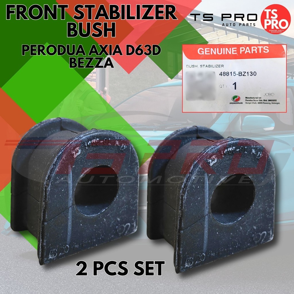 (1 Set) Perodua AXIA D63D Bezza Genuine Front Stabilizer Bush 48815 ...