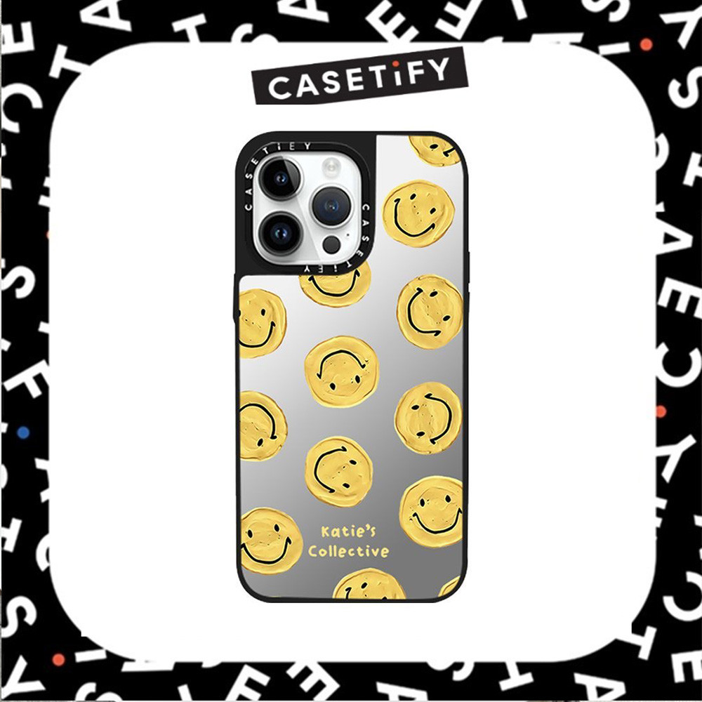 CASETiFY Smile FACE Makeup Mirror Shockproof Phone Case for IPhone 15 ...