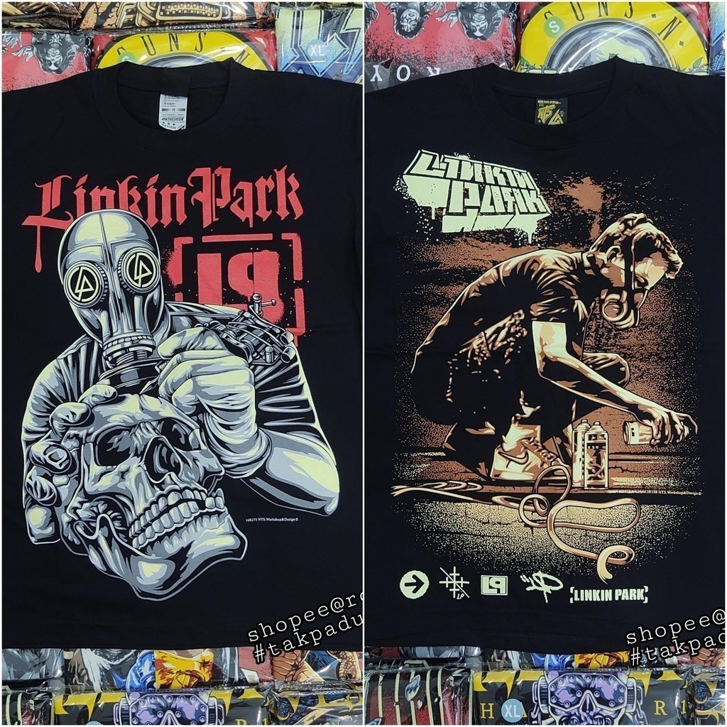 Linkin 2025 fashion Park Baju Band Tshirt Meteora Hybrid Theory Numb ...