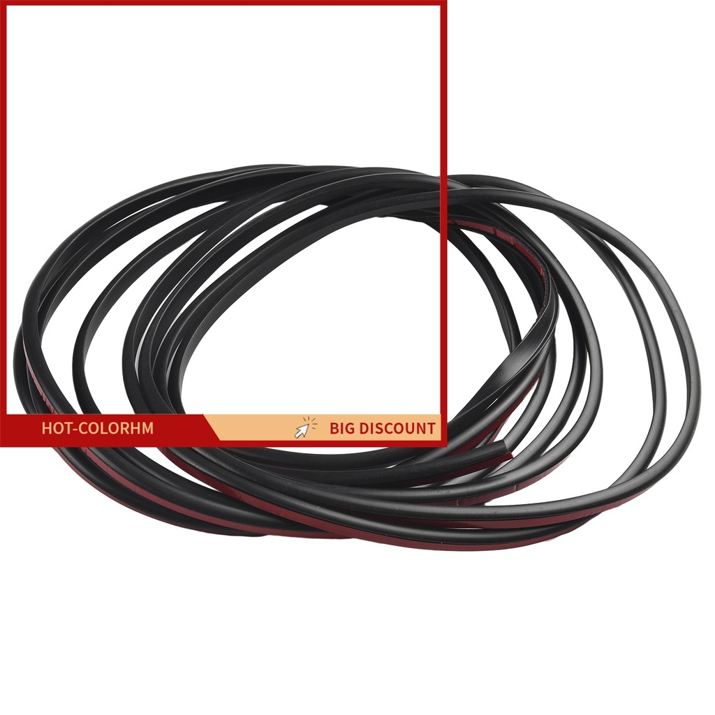 [COLORHM] 4M T-Shape Rubber Car Door Seal Strip Hood Trunk Edge ...