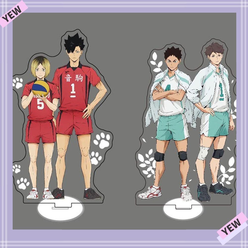 YYE Anime Haikyuu, Volleyball Boys Acrylic Double Acrylic Stand ...