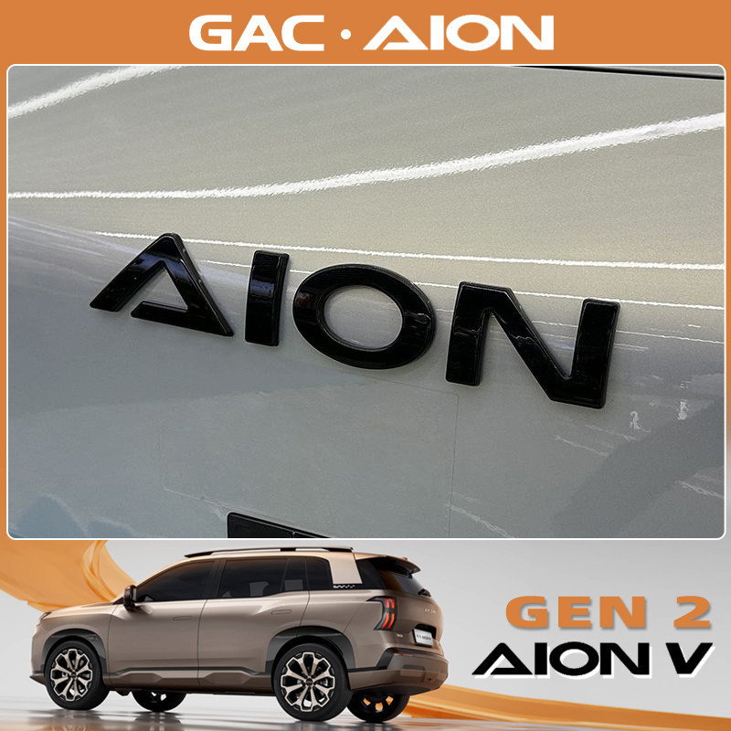 GAC Aion V/Gen2 SUV front car logo blackened tail tag overlay labeling ...