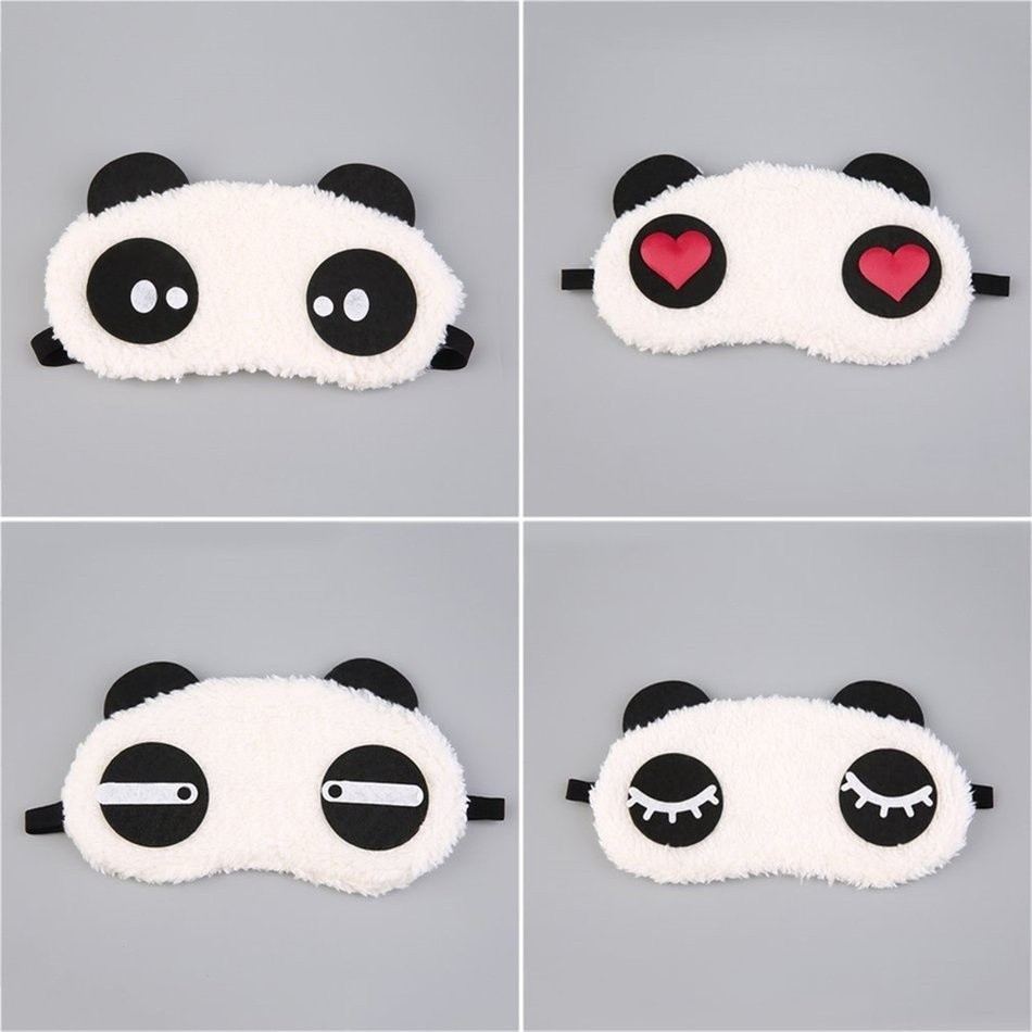 M & K | Sleeping Face Cute Panda Travel Sleeping Mask Eye Support ...