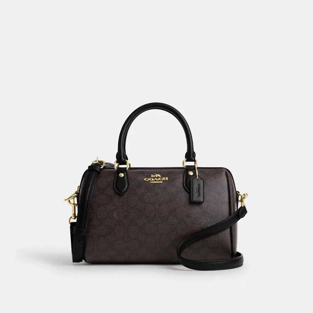[INCOMING ETA 30 DAYS] Rowan Satchel Bag In Signature Canvas in Walnut ...