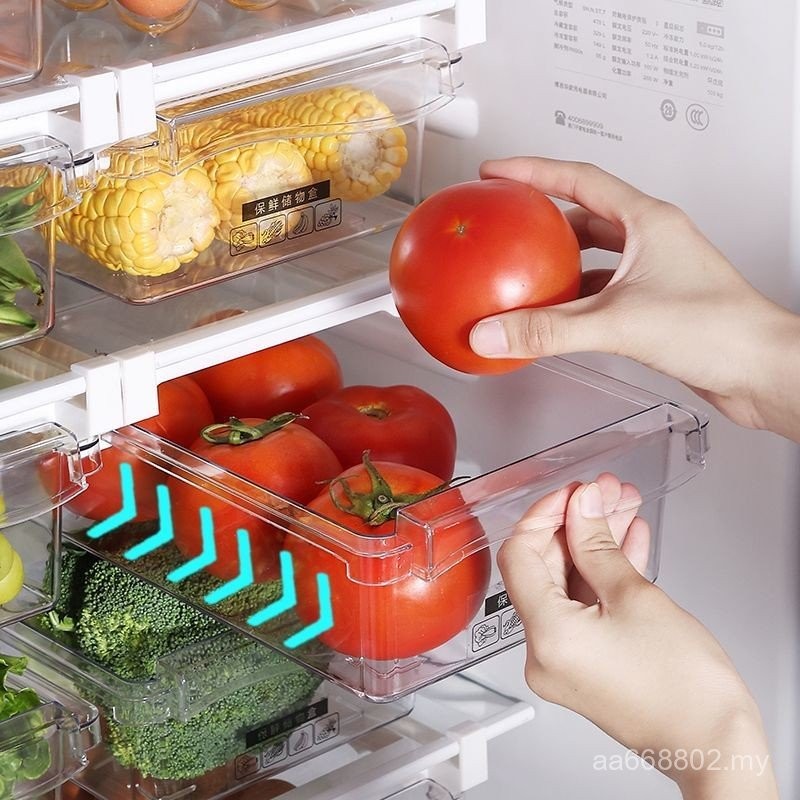 Refrigerator Internal Partition Layer Storage Box Drawer Type Egg Food ...