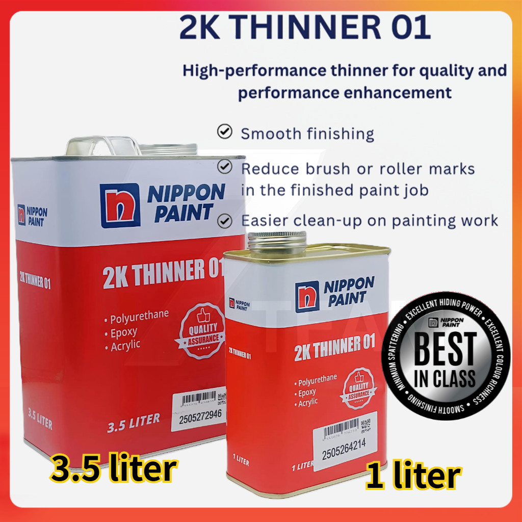 NIPPON cat kereta 2k bancuh cat paint l 2K Thinner Solvent l Thinner Paint l Thinner Cat ...