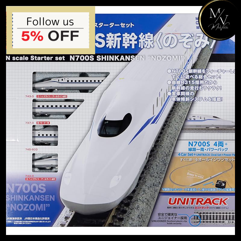 KATO N-Gauge Starter Set N700S Shinkansen "Nozomi" - Ideal Model Train ...