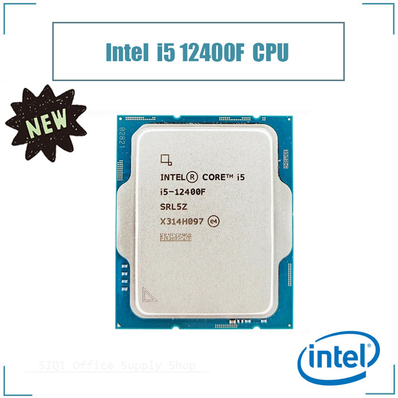 Intel I5 12400F CPU Motherboard Supported Cpu LGA 1700 Hexa-core 2.5GHz ...
