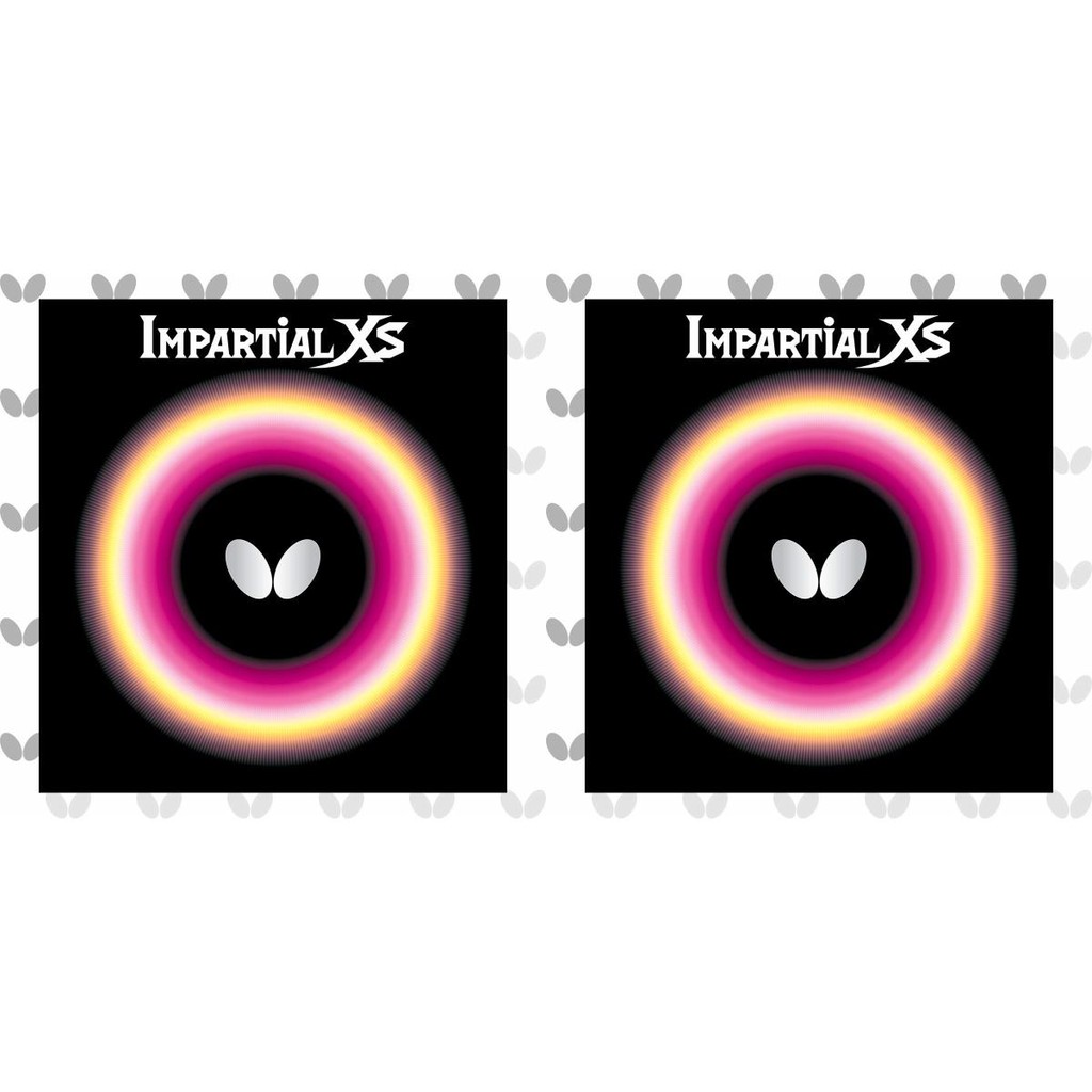 Butterfly Table Tennis Rubber Impartial XS Table Soft Tension (Spin ...
