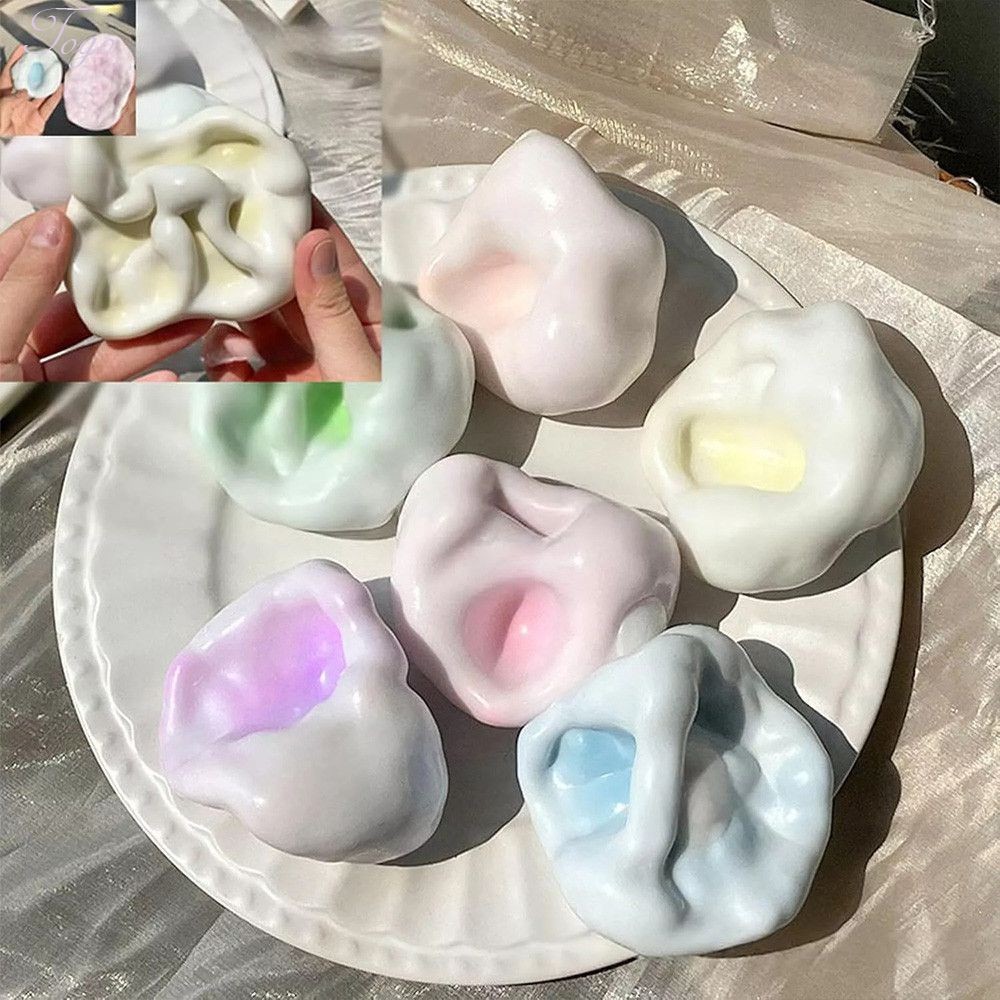 Simulated Ice Skin Handmade Ball Pinching Toy Sticky Suction Finger ...