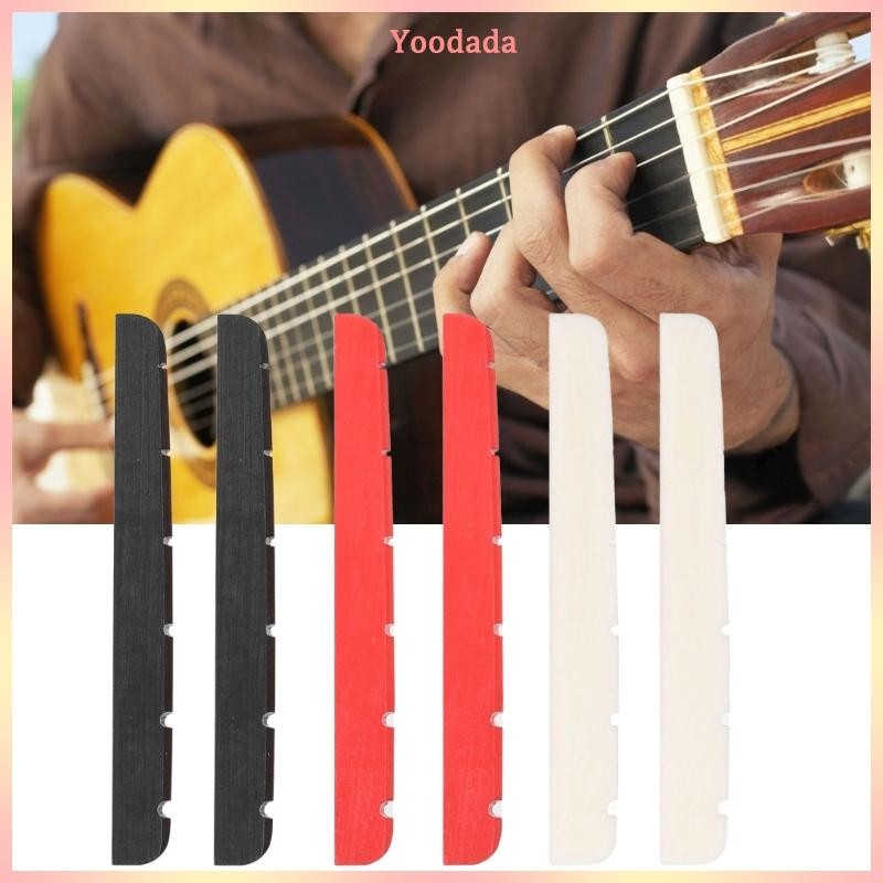 Yoo Electric Guitar Slotted Bone Nut for Electric Guitarists String ...
