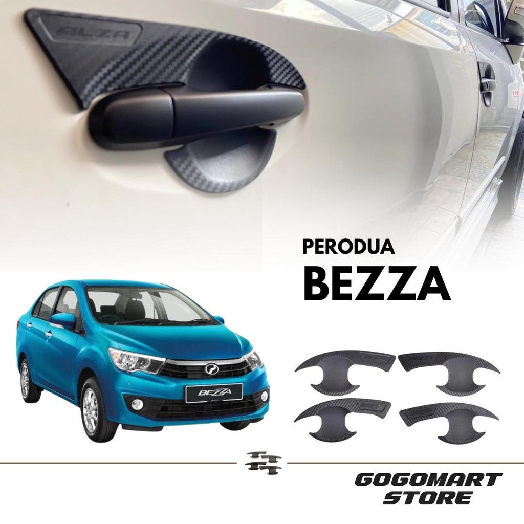 PERODUA BEZZA Door Handle Bowl Cover Inner Bowl Protector Logo Anti ...