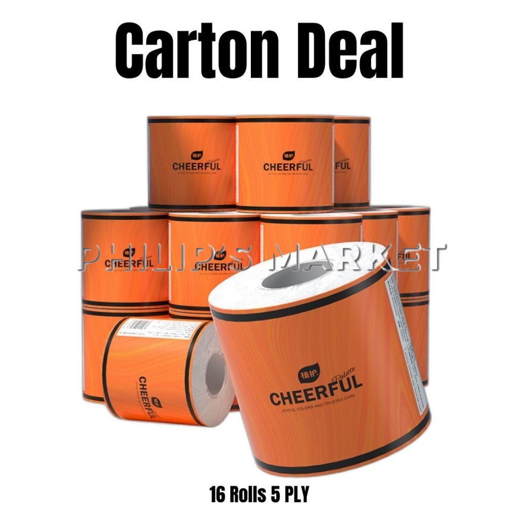 (Carton Deal) Botare Cheerful 5ply Toilet Tissue Paper Carton (16/32 ...