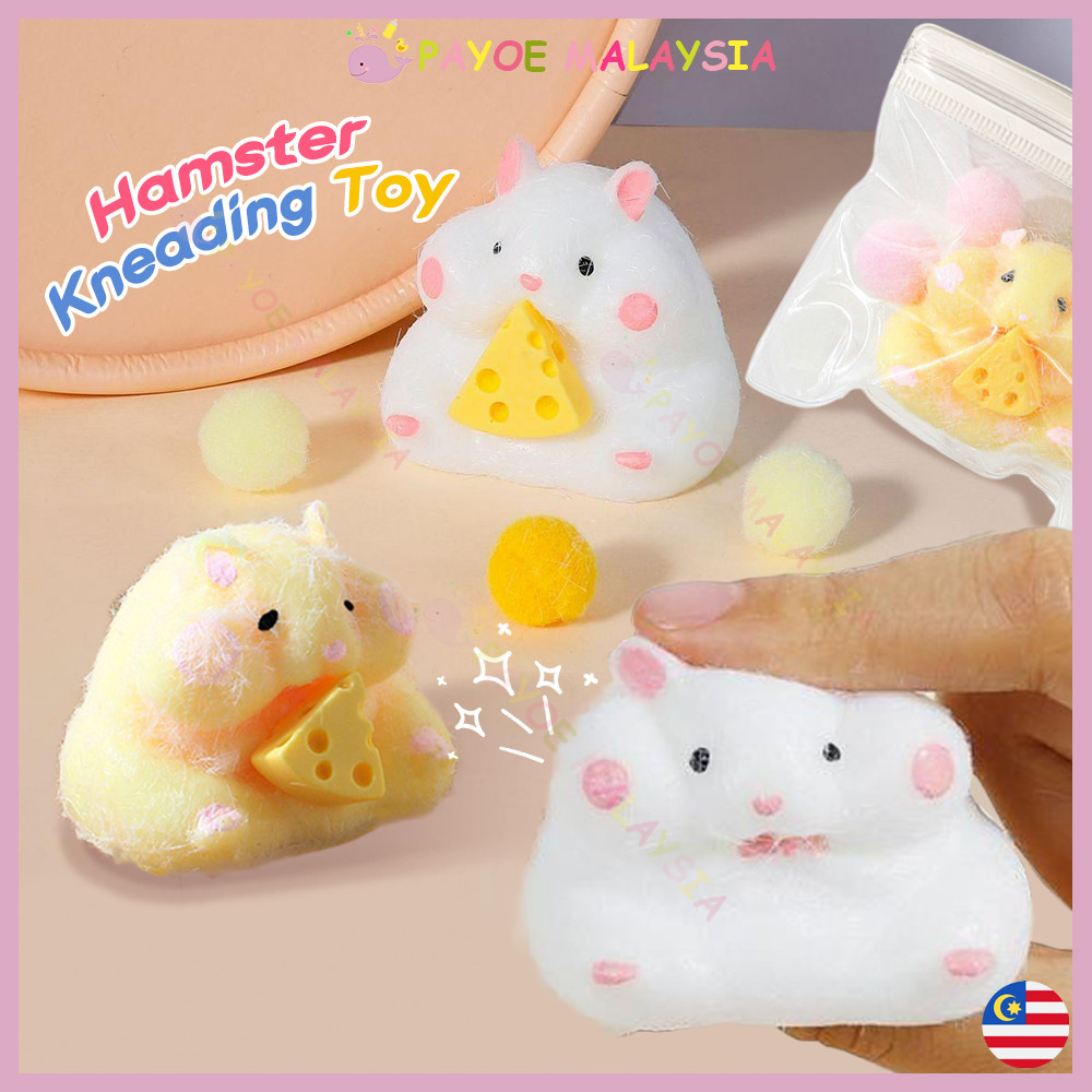 Payoe Slow Rising Squishy Hamster Squeeze Fidget Toys Hamster Squishy ...