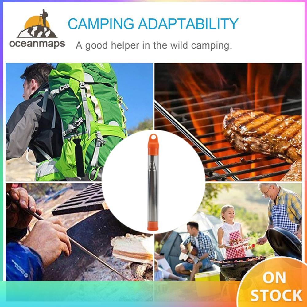 OCE! Outdoor Camp Cooking Blow Fire Tube Blowpipe Collapsible Blowing ...