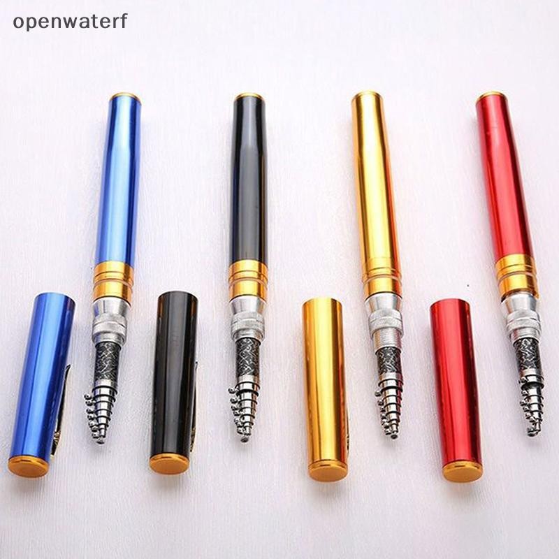 [ope] Portable Pocket Telescopic Mini Fishing Pole Pen Shape Folded ...