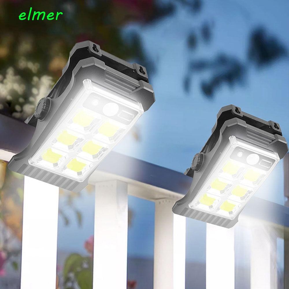 ELMER Solar Clip Light, Waterproof 3 Modes Solar Garden Lamp ...
