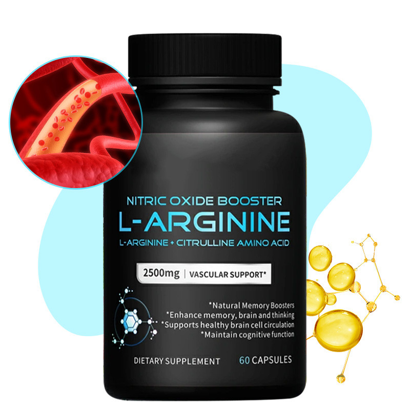 L-Arginine Supplement, Supports Enhanced Cardiovascular System Vitality ...