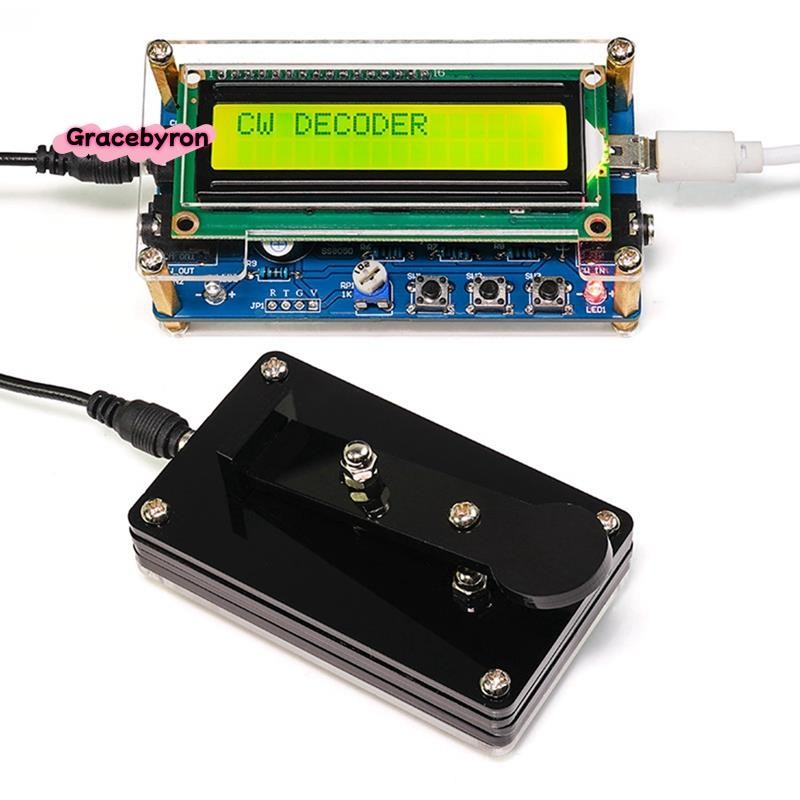Upgraded CW Morse Code Decoder Finished +Case+Button Kit with Digital ...