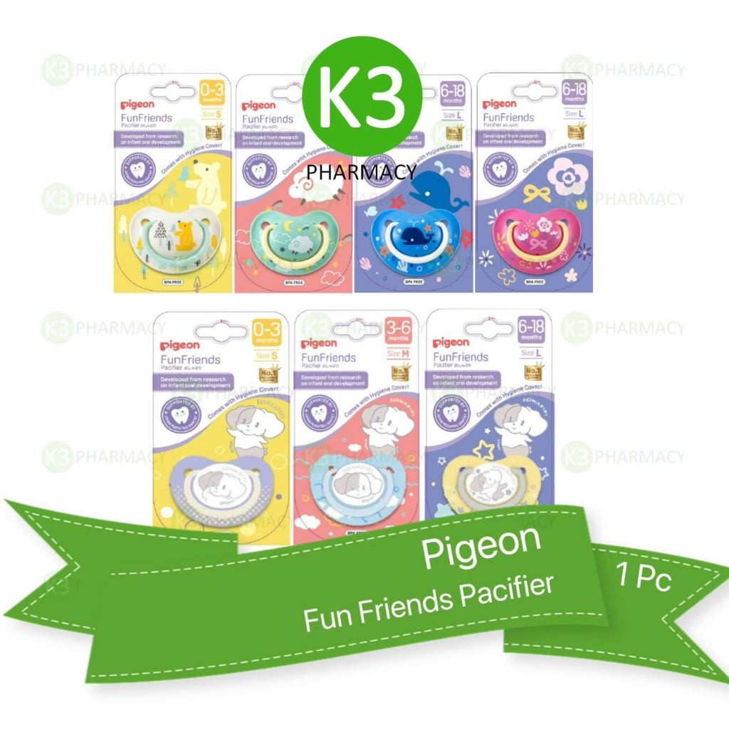 Pigeon Fun Friends Pacifier Soother | Shopee Malaysia