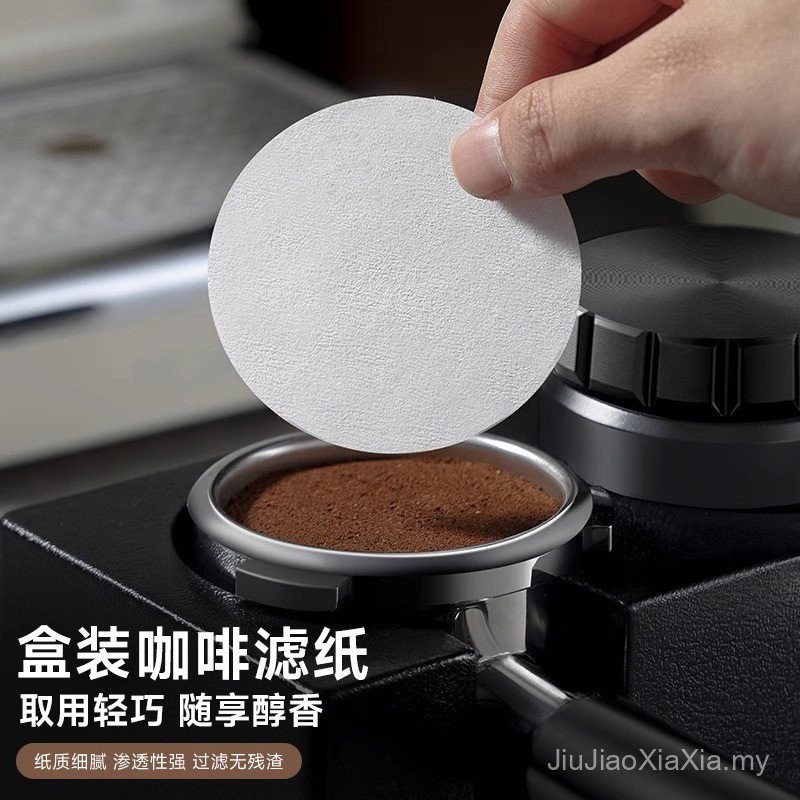 Moka Pot Filter Paper Espresso Machine Handle Dedicated Round Powder ...