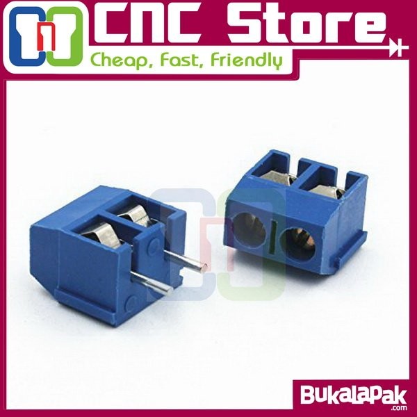 [CNC] TERMINAL PCB BLOCK SCREW 2 PIN KF301-2P BLUE BIRU | Shopee Malaysia