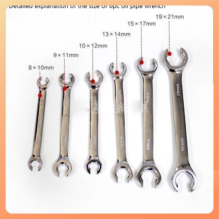 Thomas tubing wrench bright surface industrial-grade mirror disassembly ...