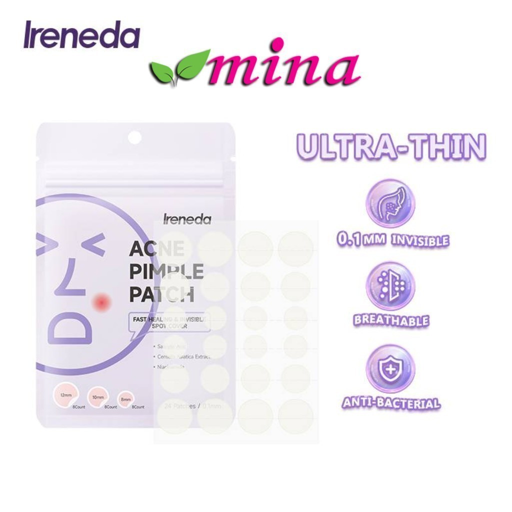 IRENEDA Acne Pimple Patch 24s AP01 Ultra-Thin Invisible Spot Cover 0 ...