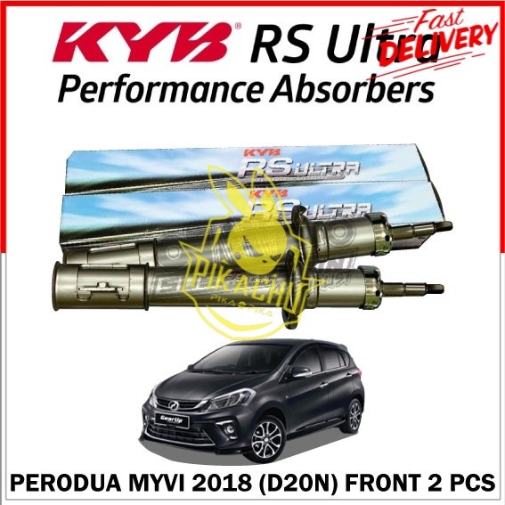 ORIGINAL KAYABA PERODUA MYVI 2018 - 2025 FRONT , REAR OR SET ORIGINAL ABSORBER KYB RS ULTRA ...