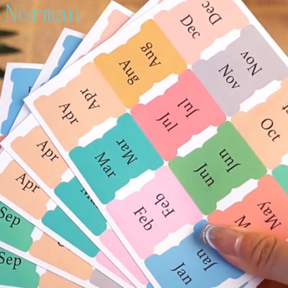 NORMAN Classification Index, Removable Writable Classification Stickers ...