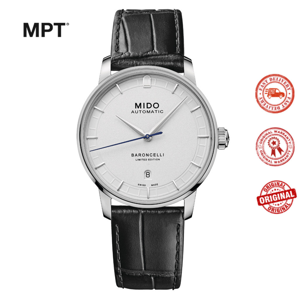 MIDO BARONCELLI (Sapphire Crystal) - M037.407.16.261.00 | Shopee Malaysia