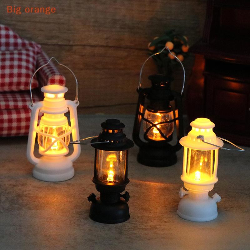 [Big orange] 6cm Mini Led Retro Glowing Pony Lantern Simulation Cande ...