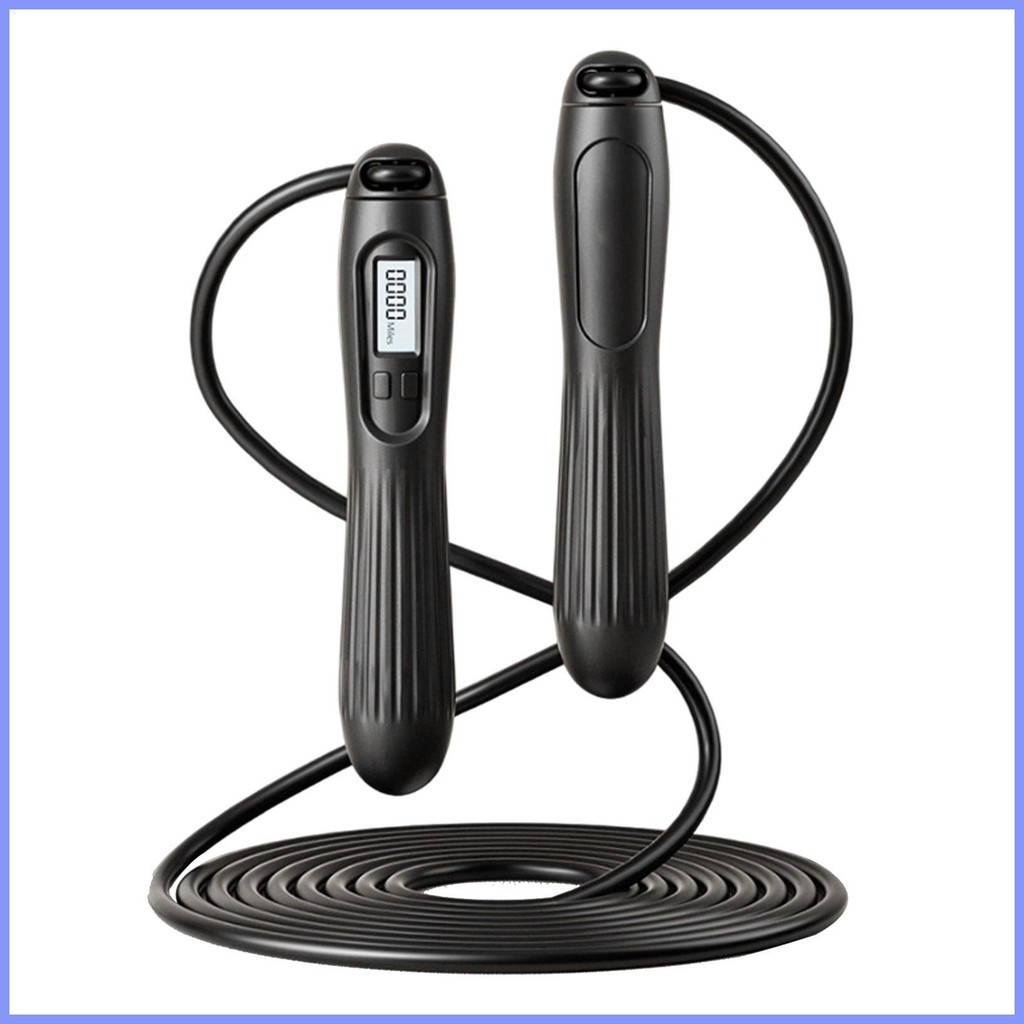 Weighted Jump Rope Smart Skipping Rope Gym Accessories Digital Counting ...