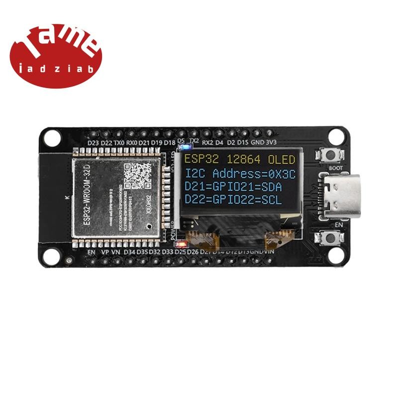 ESP32 ESP-WROOM-32D WIFI Bluetooth Development Board CH340 with 0.96 ...