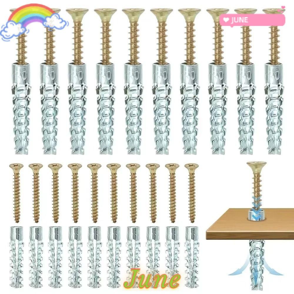 JUNE1 Metal Expansion Tube Nails, Metal Serrated Expansion Screw, Self ...