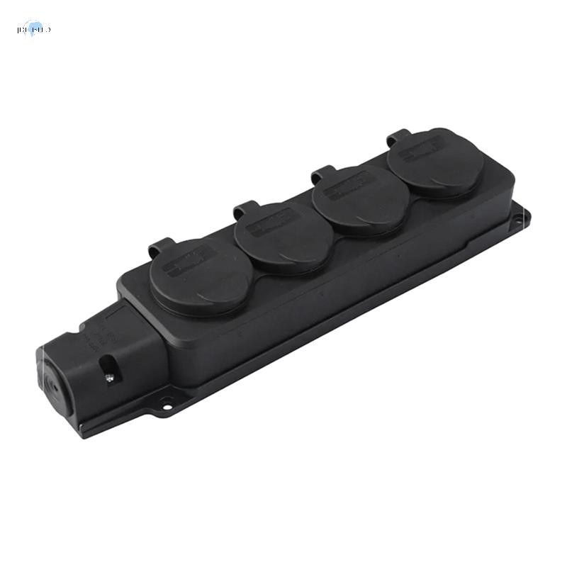 European Standard German Plug Plate with Cover Ip54 Waterproof Socket ...