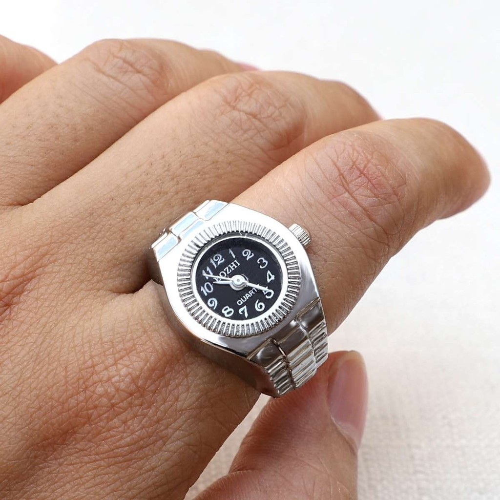 Mini Ring Watch Square Male Classic Retro Octagonal Chart Watch Fashion ...