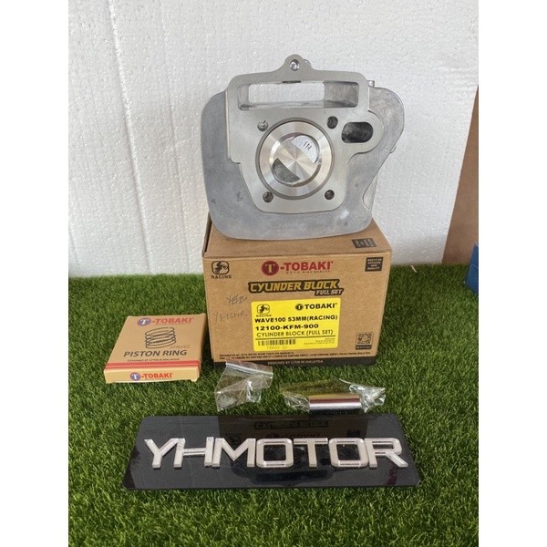 w100/ex5 dream tobaki 53mm racing block complete set (original tobaki ...