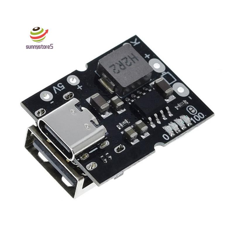 Type-C USB 5V 2A Boost Converter Step-Up Power Module Lithium Battery ...