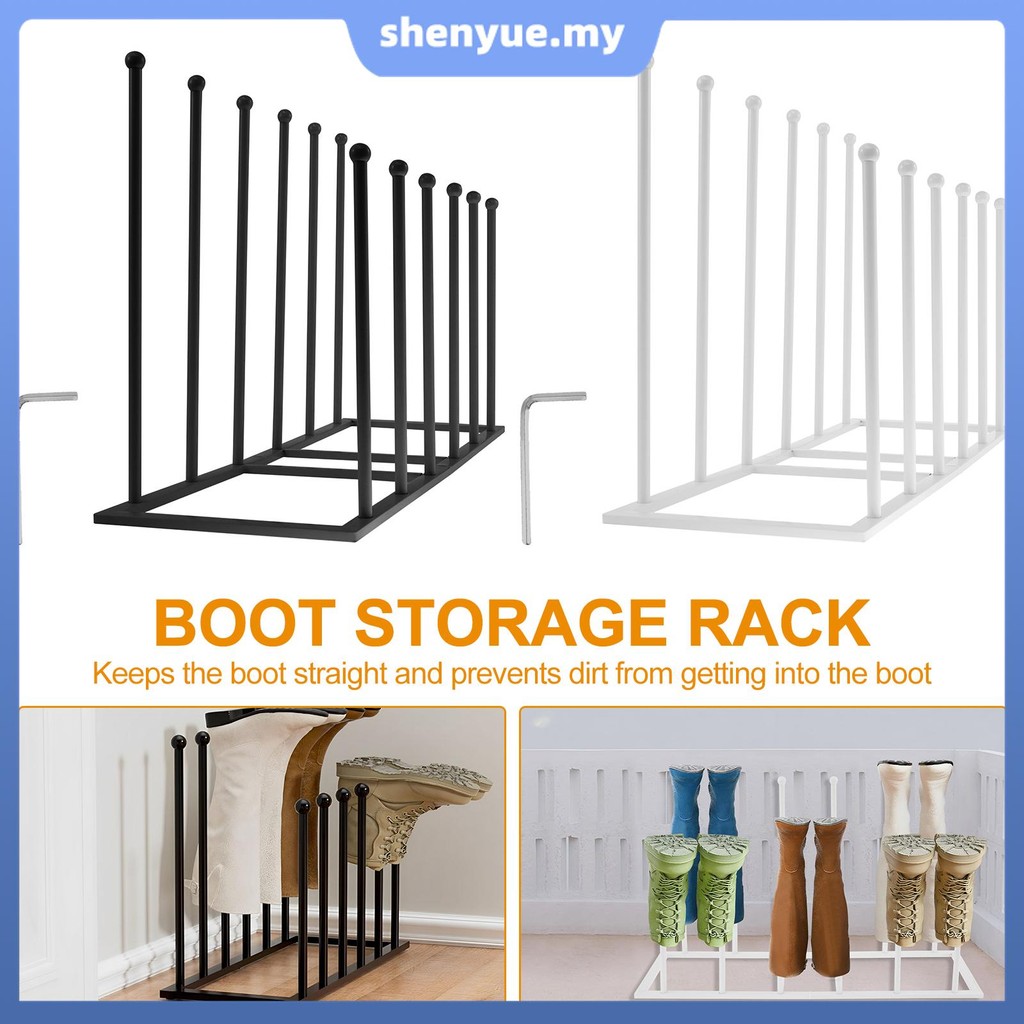 Boot Rack Free Standing Boot Rack Organizer Metal Boot Storage Rack ...