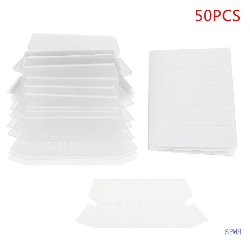 SUP Pack of 50 File Folder Tabs Quick Identification Hanging File ...