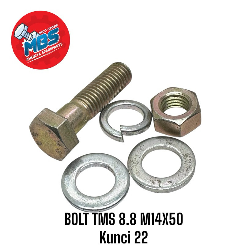ORIGINAL TMS BOLT 22 M14X50 SET PET RING BOLT AND LARGE ODOR NUTS ...